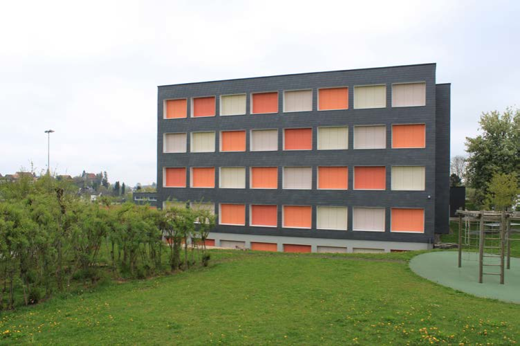 Schulhaus Steig, Wittenbach - Borner Farbgestaltung